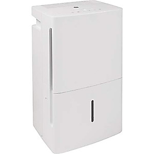 GE Energy Star Portable Dehumidifier 35 Pint, Perfect for Bedroom, Basement & Garage, Ideal for High Humidity Areas, Complete with Empty Bucket Alarm, Clean Filter Alert & LED Digital Controls, White