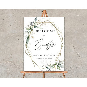 Bridal Shower Sign, Greenery Welcome Sign, Bridal Shower Welcome Sign, Bridal Shower Home Decor, Bridal Shower Banner, Welcome Yard Sign for Indoor and Outdoor Use