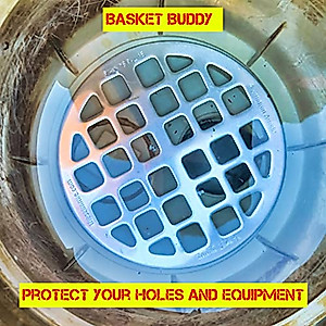 The Skimmie Basket Buddy Grate Keeps Debris from Pump Line - Sacrificial Aluminum Anode Grate Helps Prevent Pool Equipment Corrosion