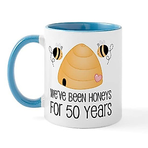 CafePress 50Th Anniversary Honey Mug Ceramic Coffee Mug, Tea Cup 11 oz
