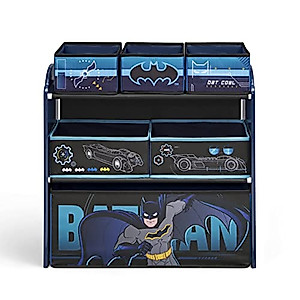 Delta Children Design & Store 6 Bin Toy Storage Organizer, Batman