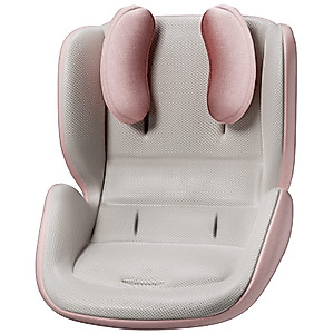 Innokids Baby Stroller Seat Liners 2-in-1 Reversible Cushion Insert with Adjustable Pillow Fit Travel in Summer or Winter (Pink)