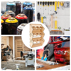 Paint Rack OrganizerS | Wall Mounted Spray Paint Rack Paint Bottle Organizer,9-Can Paint Can Holder Spray Paint Holder for Aerosol Cans Tools Car Care Products