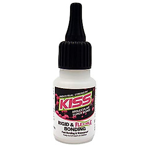 KISS Molecular Super Bond, Rigid & Flexible, Waterproof, 20 Grams, Clear Super Glue