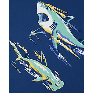 The Children's Place,Long Sleeve Graphic T-Shirt 2-Pack,Greta Green,Large (10/12)