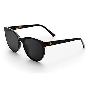 Heat Wave Visual Carat Ladies Black Sunglasses in Black Lens
