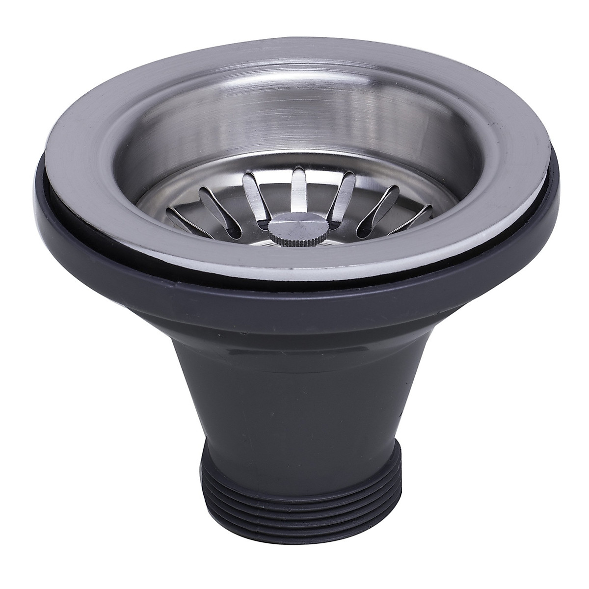 ALFI brand ABST35 Brushed Stainless Steel 3 1/2-Inch Basket Strainer Drain