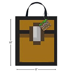 Minecraft Adventure Tote Bag - 13" x 11" (Pack of 1) - Durable & Stylish Perfect for Gamers, Fun, and Everyday Use