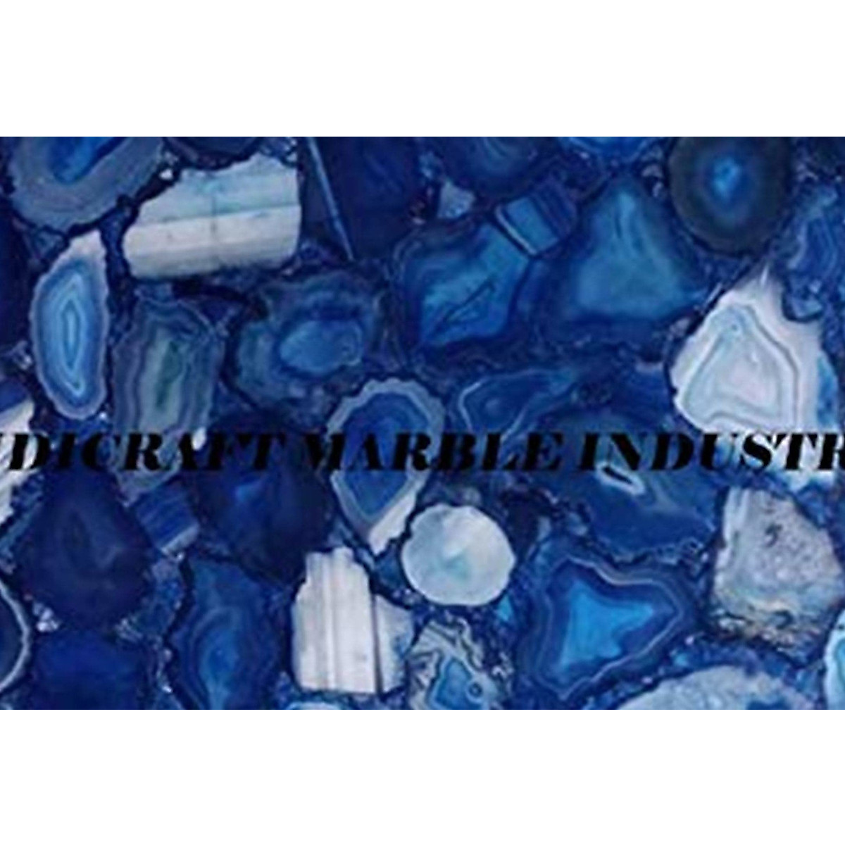 27" Inch Agate Square Table, Natural Agate Table, Square Coffee Table, Blue Agate Table, Square Agate Stone Table, Piece Of Conversation, Family Heir Loom