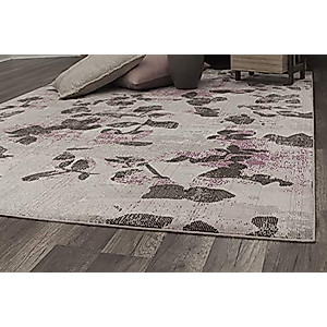 CosmoLiving by Cosmopolitan Anne Area Rug, Pink Elegance