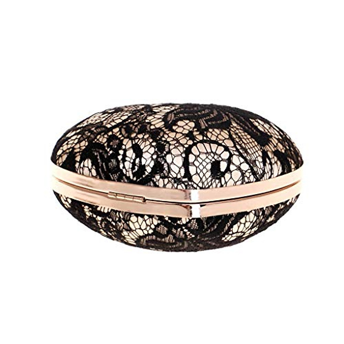 AVRYN Women's Clutch Bags,Purse Handbag,Women Heart Shaped Evening Bag Banquet Cluth Handbag Purse Party Lace Bags Black (Color : Black)