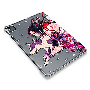 Cute Anime Girl Kawaii Sakura case Compatible with iPad Mini Air Pro 7.9 8.3 9.7 10.2 10.9 11 12.9 inch Pattern Cover New 2022 2021 Trifold Stand 3 4 5 6 7 8 9 Generation 548 (9.7" 5/6 gen)