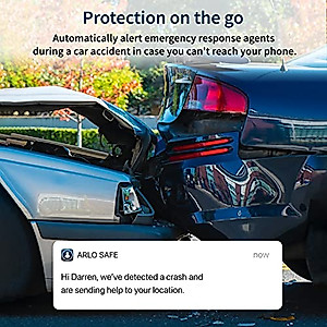 Arlo Safe Family Bundle - 1-Year Safe Family Plan & 2 Safe Button Accessories - Safety Keychain for Women, Elderly Assistance Products, College Essentials, Tracking Device for Kids, Personal Safety