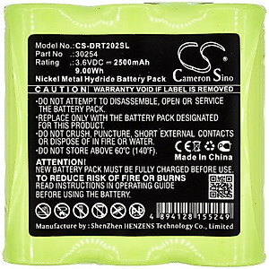 VI VINTRONS Battery for Deviser DS2002, DS2002H, 30254,