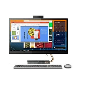 Lenovo 27" QHD Touchscreen All-in-One Ideacentre 5 Computer with Intel 8 Core i7-10700T Processor up to 4.5 GHz, 16GB DDR4 RAM, 512GB PCIe SSD, and Windows 10 Home