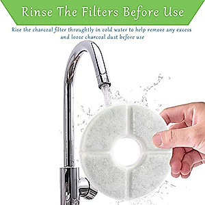 Cat Fountain Filters,8 Pack Pet Fountain Filters for 1.6L Cat/Dog Water Fountain Filling with Activated Carbon,Pet Water Fountain Replacement Filters,Cat Water Fountain Filters
