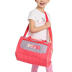 PUMA unisex child Evercat Transformation Jr duffel bags, Pink/Multi, One Size US