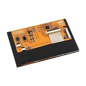 waveshare 4.3inch DSI Display, 800 × 480 Resolution, IPS, Compatible with Raspberry Pi 4B/3B+/3A+/3B/2B/B+/A+, CM3/3+/4, Touch Version