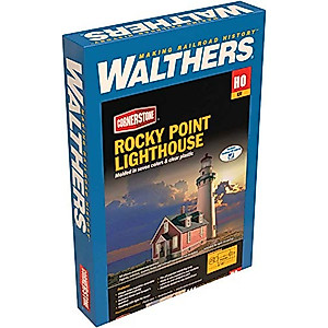 Walthers Cornerstone HO Scale Rocky Point Lighthouse Kit
