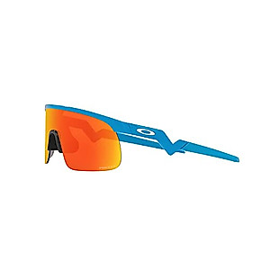 Oakley Youth OJ9010 Resistor Rectangular Sunglasses, Sky Blue/Prizm Ruby, 20 mm