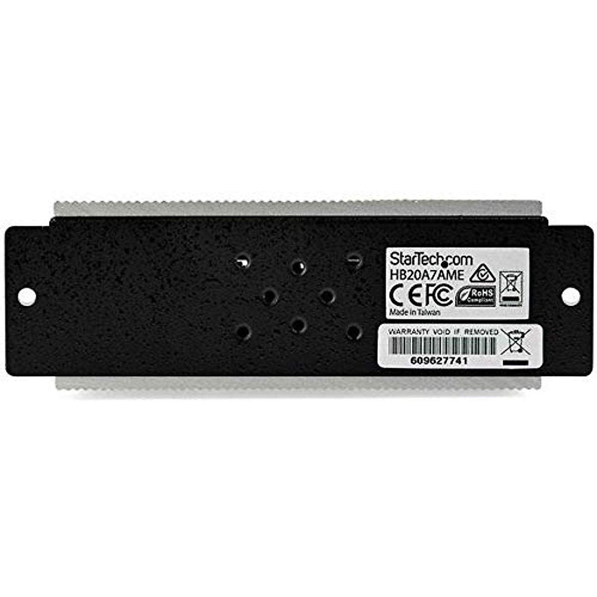 StarTech.com 7-Port USB 2.0 Hub - Metal Industrial USB-A Hub with ESD & 350W Surge Protection - Extended Operating Temp -40 to 185°F - Din Rail/Wall/Desk Mountable - USB Expander Hub, TAA
