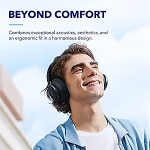 Soundcore by Anker Space Q45 Adaptive Active Noise Cancelling Headphones, Reduce Noise by Up to 98%, 50H Playtime, App Control, LDAC Hi-Res Wireless Audio, Comfortable Fit, Clear Calls, Bluetooth 5.3