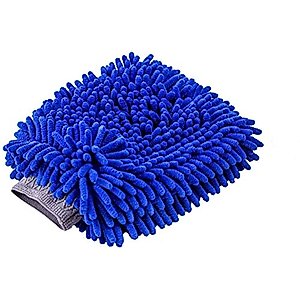 Relentless Drive Car Wash Mitt & Works as Car Wash Sponge, Chenille Microfiber Wash Mitt Scratch Free, Ultra Absorbent Microfiber Mitt for Cars, Trucks, SUV, Boat & Motorcycle (Large)
