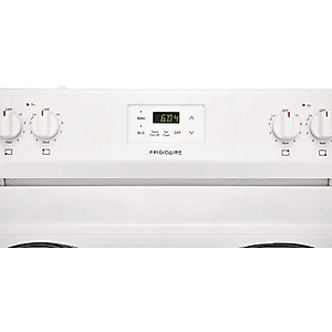 Frigidaire FCRC3012AW 30" Electric Range with 4 Coil Elements 5.3 cu. ft. Oven Capacity Store-More Storage Drawer Electronic Kitchen Timer in White