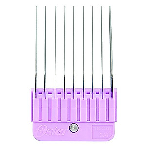 Oster 10-Piece Stainless Steel Pet Clipper Guide Comb Kit (078936-100-000)