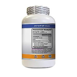 Joint Supplement for Dogs - PET Joint Health - Dogs and Cats - Turmeric and MSM - Increase Mobility - Decrease Inflammation - Premium - Dog glucosamine Pills - 2 Bottles (120 Tablets)