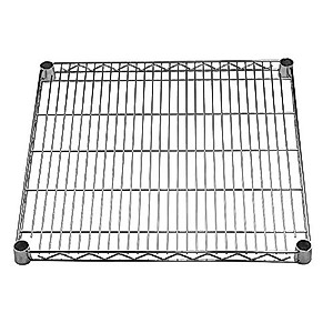 Shelving Inc. 24" d x 24" w Chrome Wire Shelving with 2 Shelves