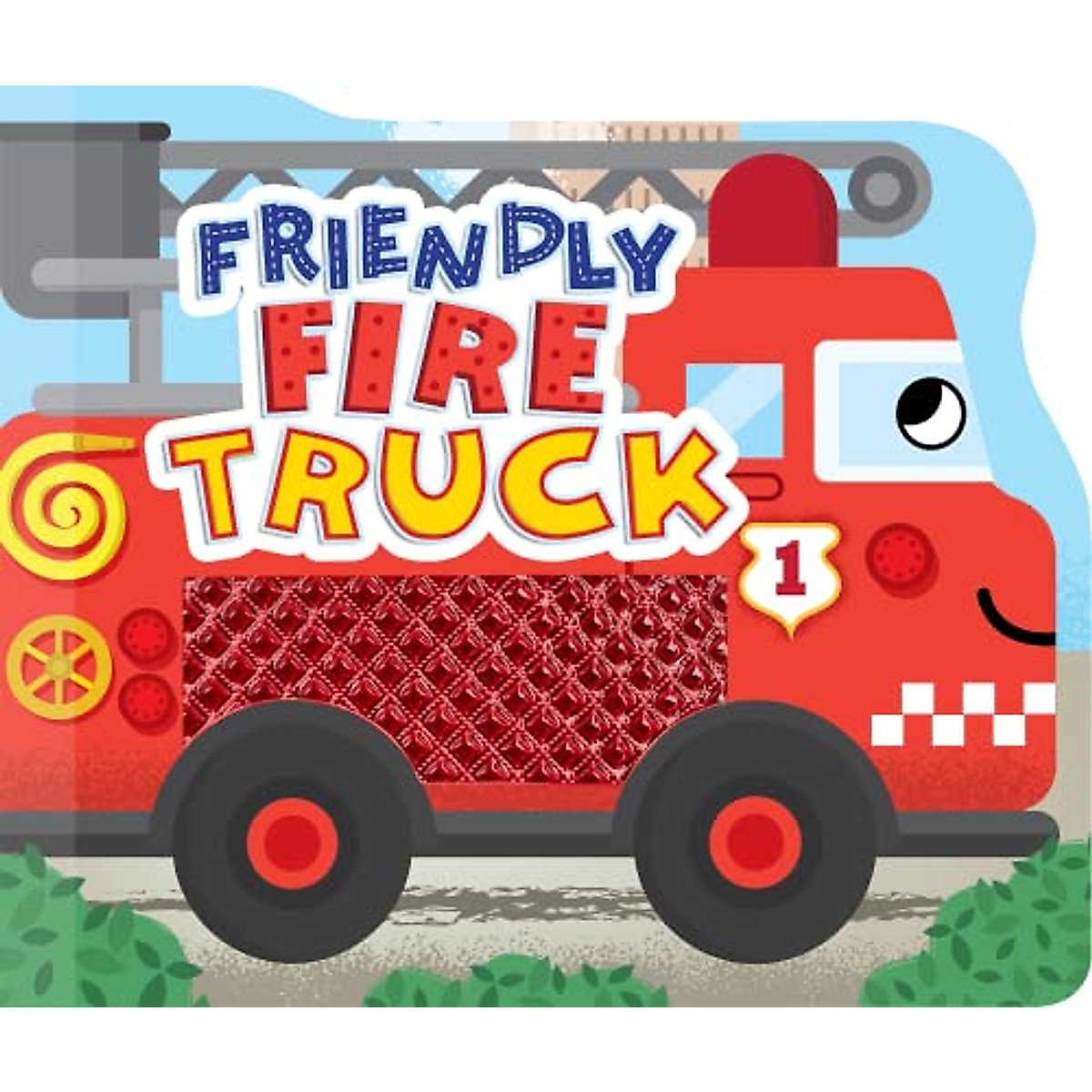 Friendly Fire Truck - Touch and Feel Board Book - Sensory Board Book