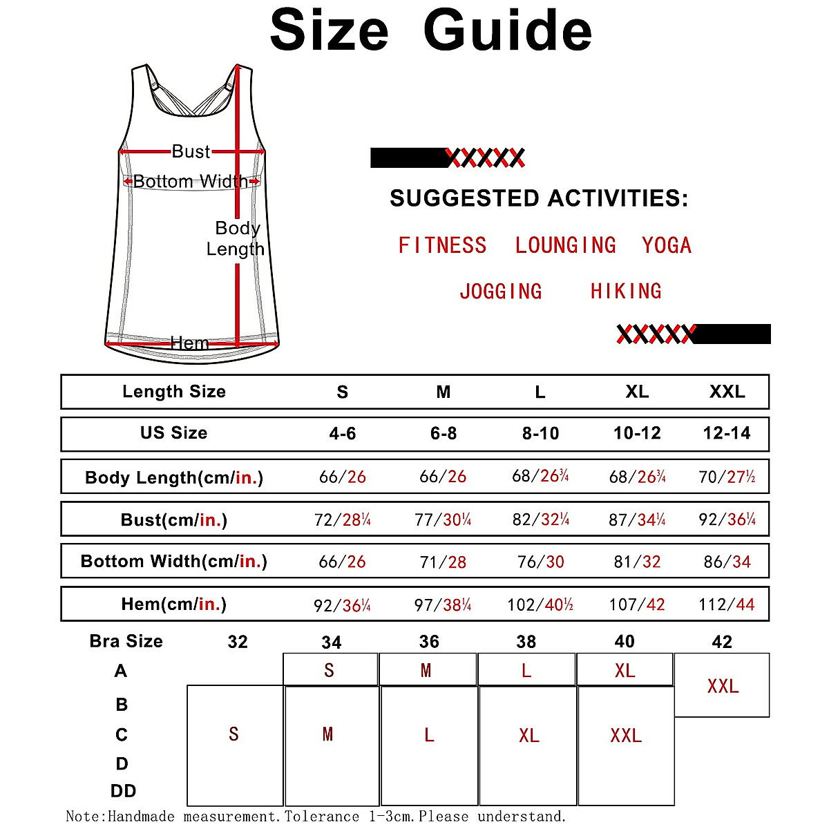 icyzone Yoga Tops Workouts Clothes Activewear Built in Bra Tank Tops for Women (Off White, XL)