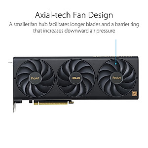 ASUS ProArt GeForce RTX™ 4070 OC Edition 12GB GDDR6X Graphics Card (PCIe 4.0, 12GB GDDR6X, DLSS 3, HDMI 2.1, DisplayPort 1.4a)