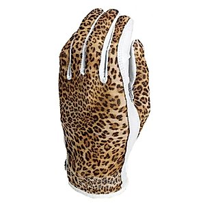 Evertan: Women's Tan Through Golf Glove - Ocelot Large