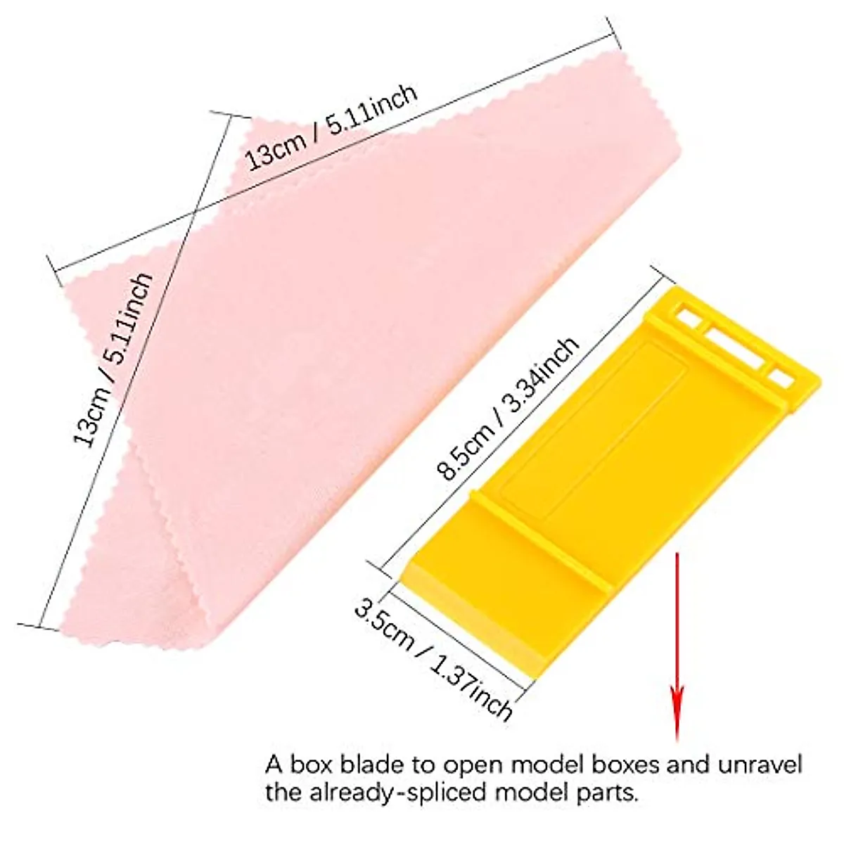 Keadic 26-Pieces Professional Gundam Modeler Basic Tools Craft Set Hobby Building Tools Kit with Box for Basic Model Building