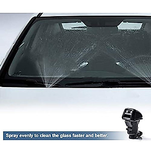 Front Windshield Washer Nozzles kit Replaces 55157319AA, 4806312AA Compatible with 08-12 Liberty, 06-10 Commander, 07-11 Dodge Nitro Spray Jet Kit 2 PCS