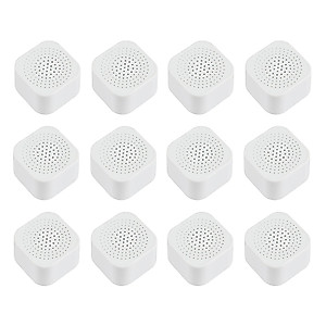 Meideli Activated Charcoal Fridge Deodorizer 12pcs Refrigerator Deodorizer Adhesive Activated Carbon Kitchen Cabinet Pantry Fridge Freezer Odor Eliminator Absorber Box 12pcs