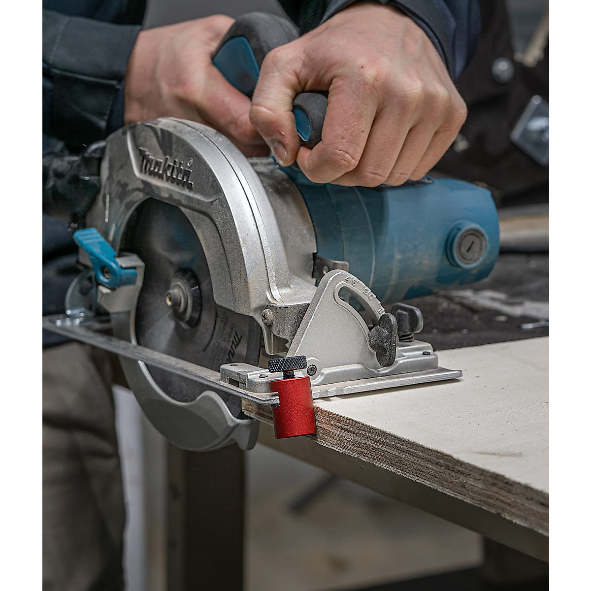 Simon Tools - Stair Gauges for Framing Square | Extra Tall 𝗡𝗼𝗻-𝗦𝗹𝗶𝗽 Framing Square Stops with Holder, Framing Tools for Speed Square