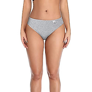 Underwear Women Sexy Panties For Women Naughty For Sex/Play Butt Lifting No Trace Bikini T-Back Thong Breathable Stretch Lightweight Panties Cheeky Underwear For Women Grey