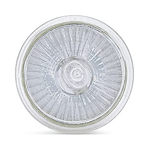 lumenivo 75W MR20 Heat Light Bulb for Reptiles Reptile Light for Carolina Custom Cages UVB Halogen Basking Light - GU10 Twist Lock Base Bulb for Turtle, Bearded Dragon, Other Reptiles - 1 Pack