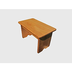 KR Ideas Standard Milking Stool (Poplar, Maple Stain) (Made in The USA)