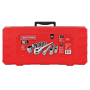 CRAFTSMAN Socket Set, 3/4" Drive, 16Piece (CMMT12036)
