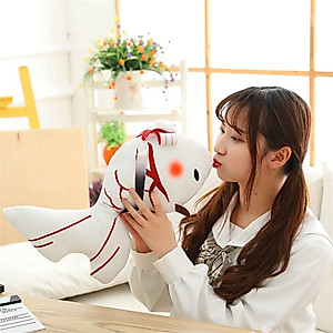 Obanai Anime Toilet-Bound Hanako-kun Mokke Plush Doll Pillow Yashiro Nene Jibaku Shōnen Hanako-kun Toy 17〃 Cartoon Doll Bunny Toy (Fish Doll)