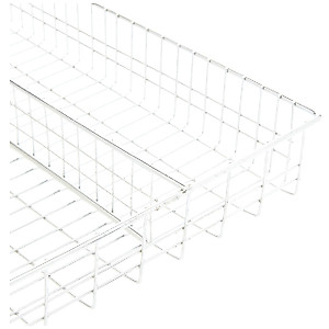 Kitchen Craft Metal Wire Cutlery Tray with 5 Sections, 36 x 26 cm (14" x 10")