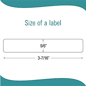 File Folder Labels 32 Sheets File Labels White Stickers a Total of 256 File Labels for File Folders