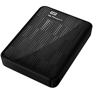 WD My Passport 2TB Portable External USB 3.0 Hard Drive Storage Black (WDBY8L0020BBK-NESN) (Renewed)