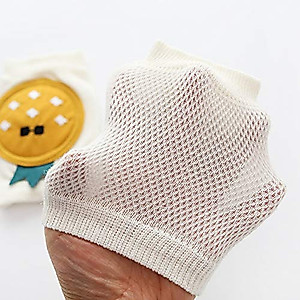 Angzhili 1 Pair Baby Knee Pad for Crawling,Elastic Anti-Slip Safety Baby Knee Protectors for Unisex Baby,Toddlers Kneepads Baby Knee Covers,Suitable for 6-24 Months (Yellow)