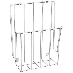 Spectrum Diversified Mountable Wrap Rack, White