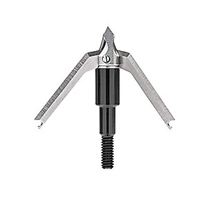 Rocket Meet Seeker Crossbow 2" Cutting Dia, 100 Grain Weight, Sharp and Strong .035 Blades, Black